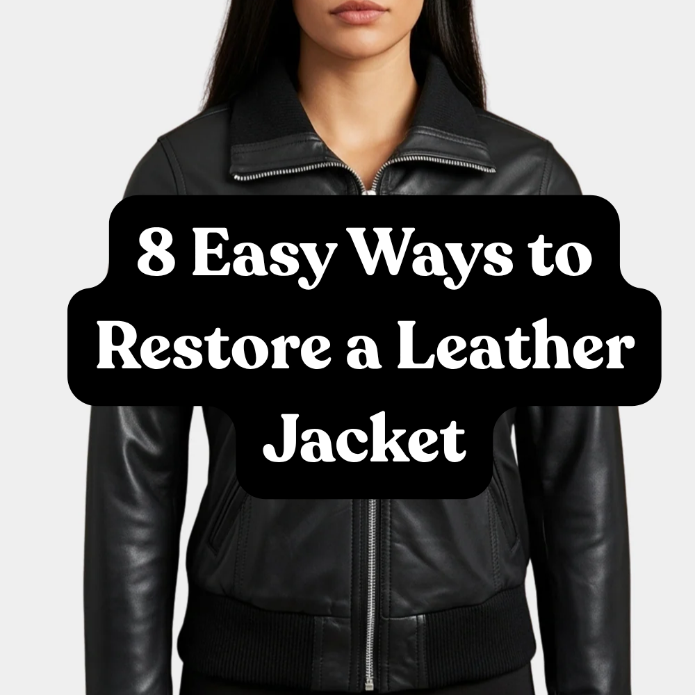 8 Easy Ways to Restore a Leather Jacket – Lux Leather USA