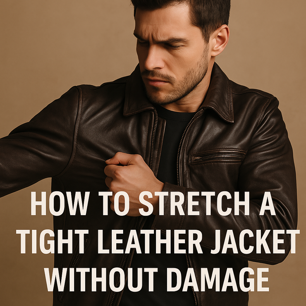 How to Stretch a Tight Leather Jacket Without Damage? – Lux Leather USA